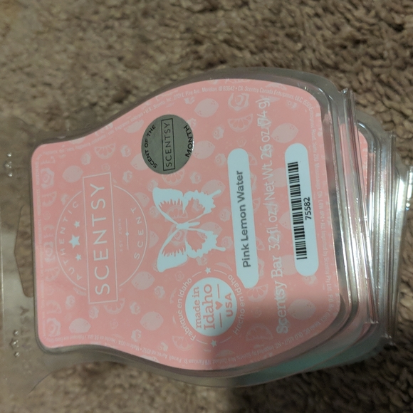 Scentsy | Other | Pink Lemon Water Scentsy Wax Bar | Poshmark